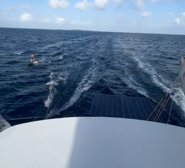 10 years old, sailing at 20 knots…on a wakeboard ! - ORC Catamarans