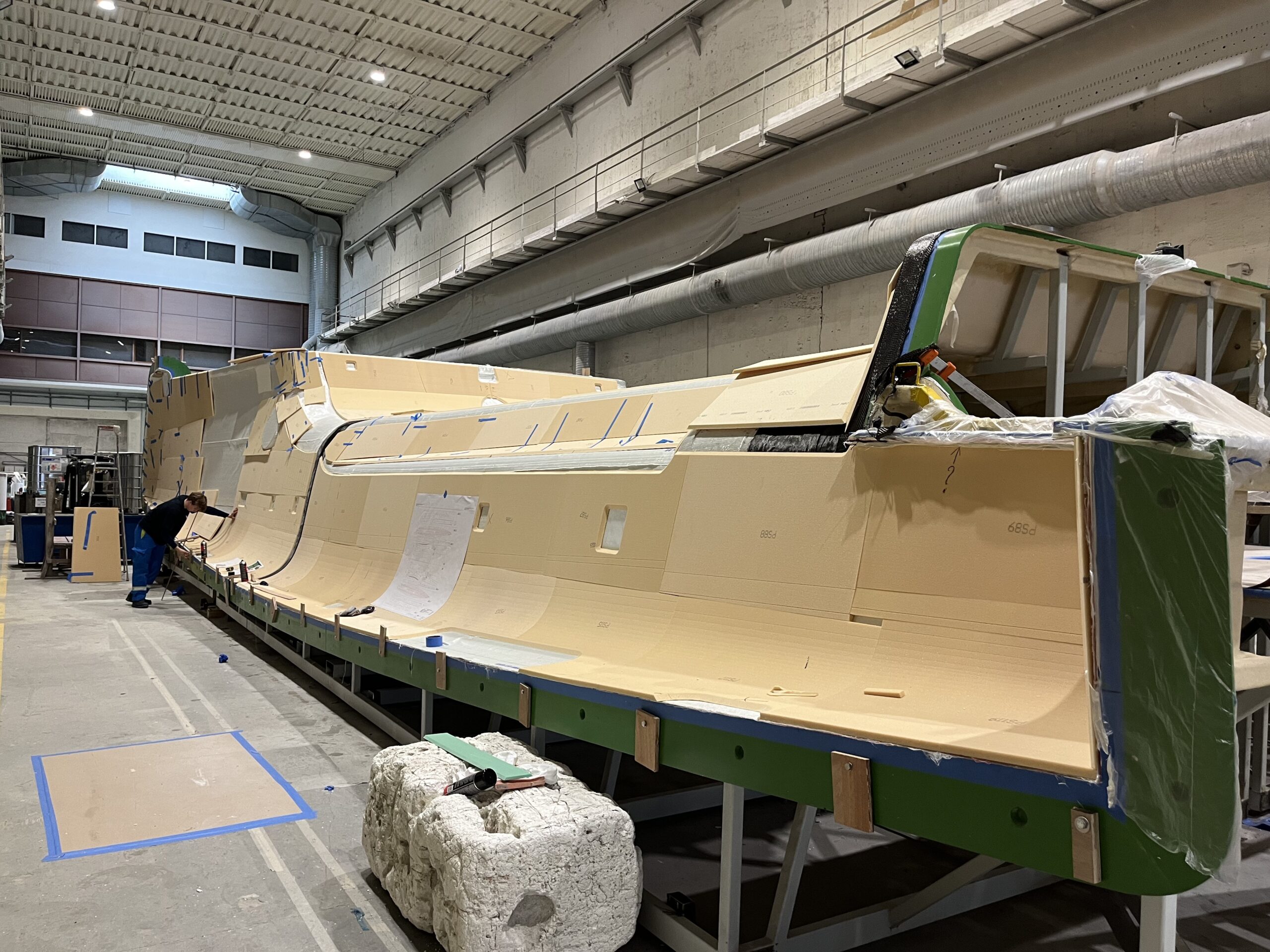 Composite boat building techniques: the foam sandwich - ORC Catamarans