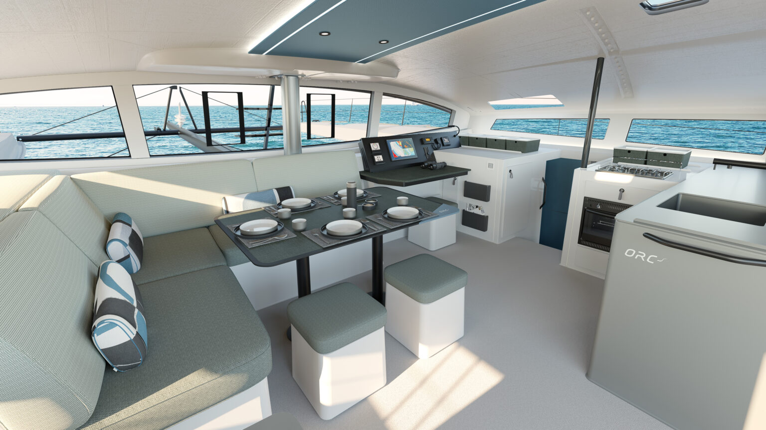 Dive into the new interior universe of the ORC 52.2, designed by Darnet ...